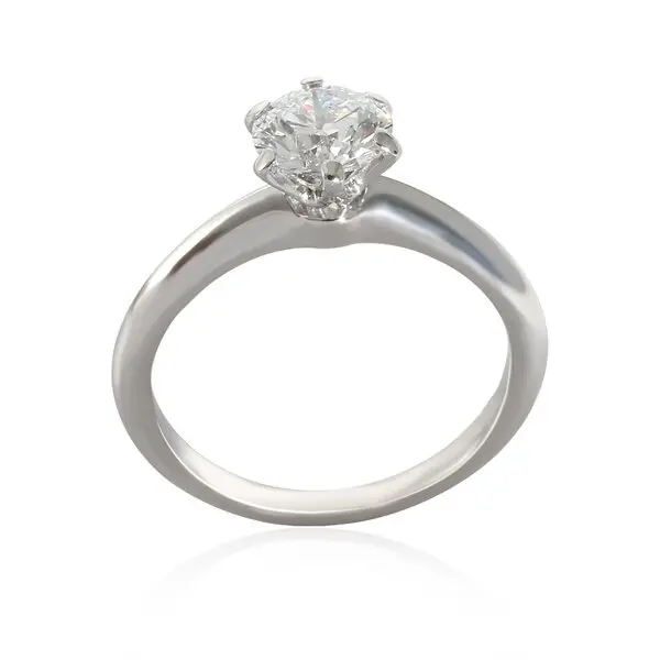 Tiffany & Co. 1.05 Ct Round Brilliant Diamond Engagement Ring