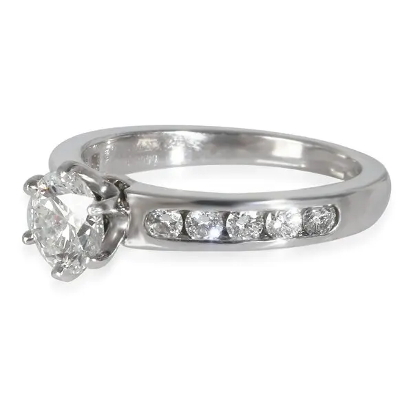 Tiffany & Co. 0.7 Ct Round Brilliant Diamond Engagement Ring