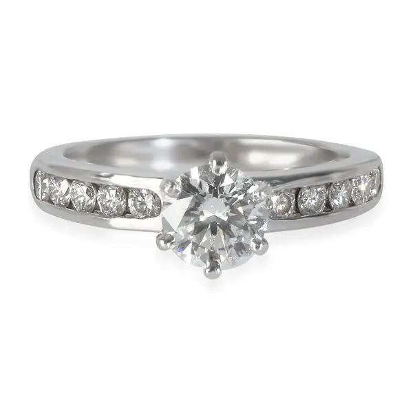 Tiffany & Co. 0.70ct Round Brilliant Diamond Engagement Ring - Platinum