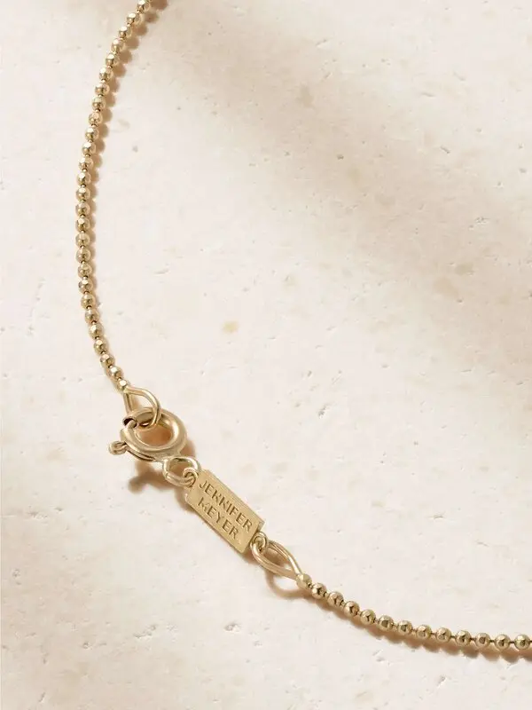JENNIFER MEYER Owl 18-karat Diamond Necklace
