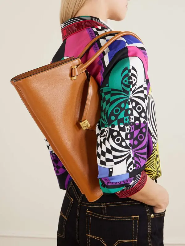 Versace Medium Calf Leather Shoulder Bag