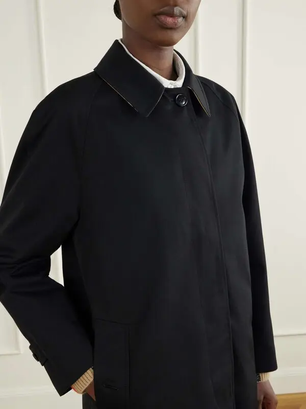 Burberry Cotton Gabardine Trench Coat