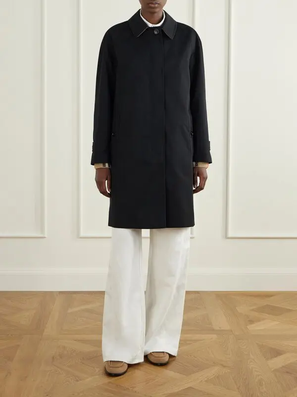 Burberry Cotton Gabardine Trench Coat