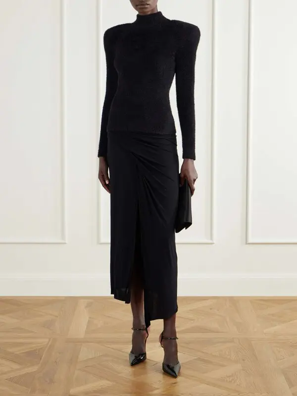 Balmain Ribbed-knit Turtleneck Sweater