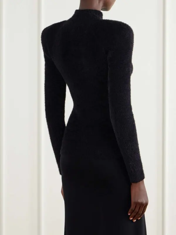 Balmain Ribbed-knit Turtleneck Sweater