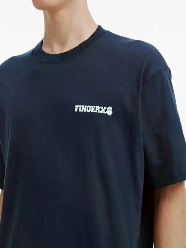FINGERCROXX Logo-print Cotton T-shirt