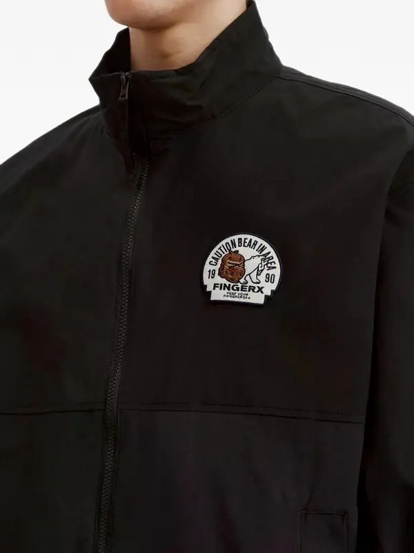 FINGERCROXX Logo-patch Zip-fastening Jacket