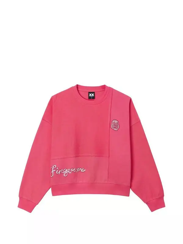 FINGERCROXX Patchwork Logo-patch Sweatshirt