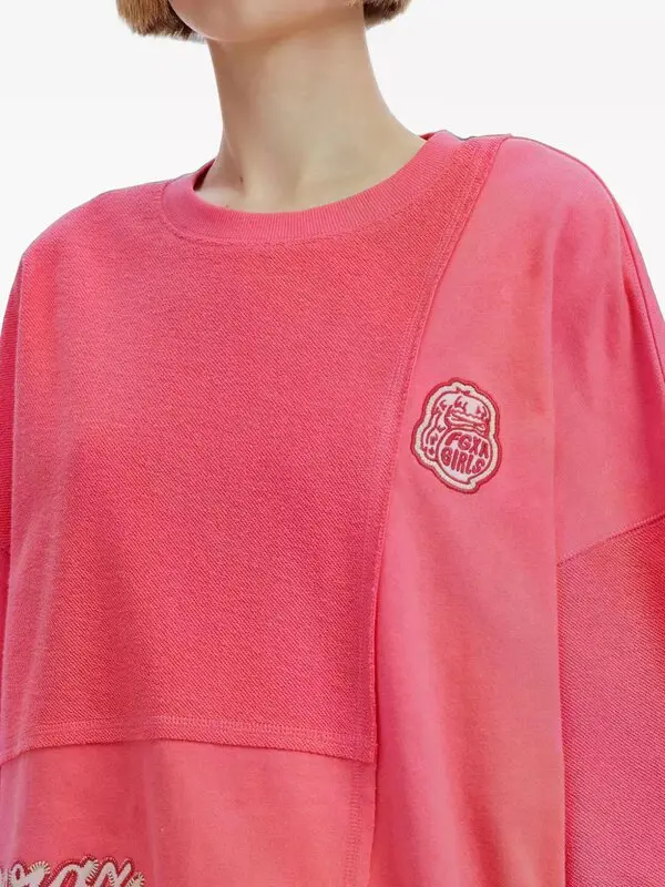 FINGERCROXX Patchwork Logo-patch Sweatshirt