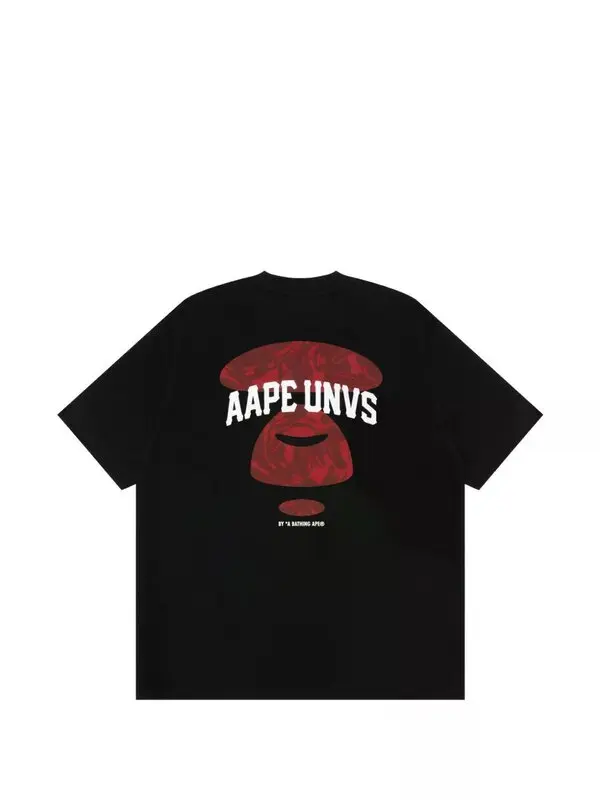 AAPE BY *A BATHING APE Aapeunvs Logo-print Cotton T-shirt