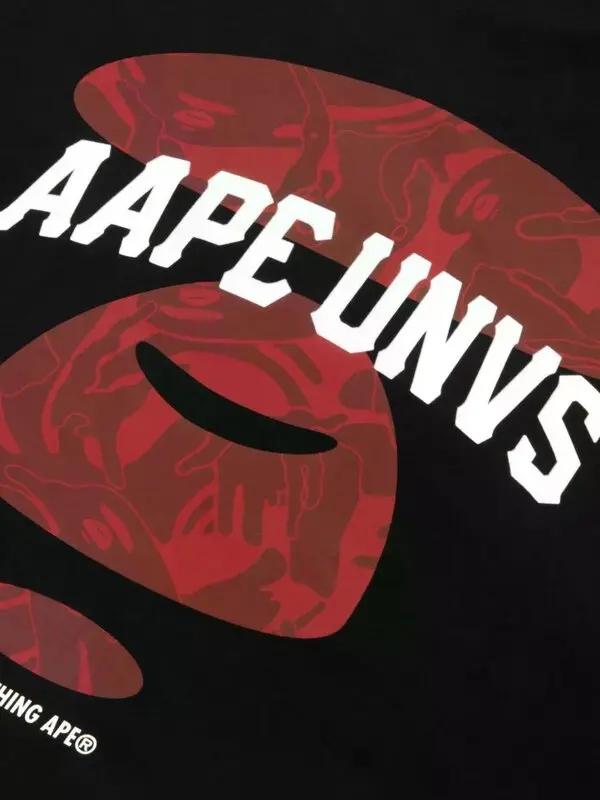 AAPE BY *A BATHING APE Aapeunvs Logo-print Cotton T-shirt