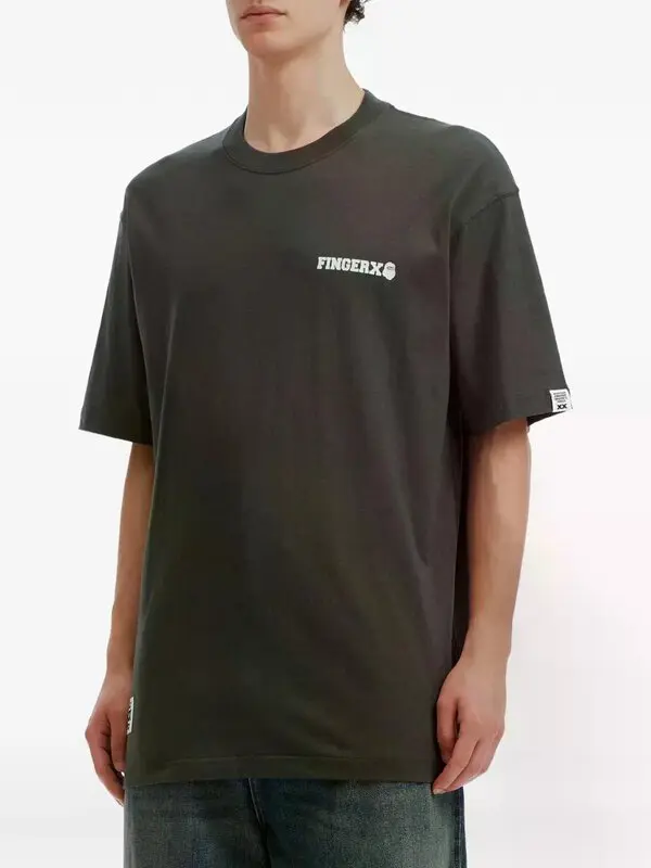 FINGERCROXX Logo-print Cotton T-shirt