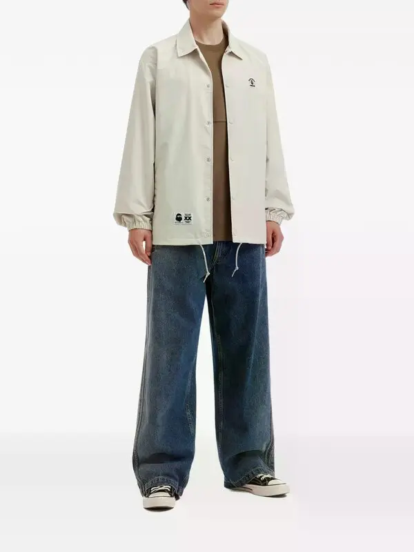 FINGERCROXX Logo-patch Shirt Jacket
