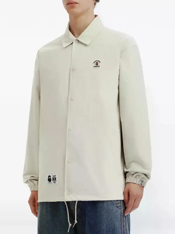 FINGERCROXX Logo-patch Shirt Jacket