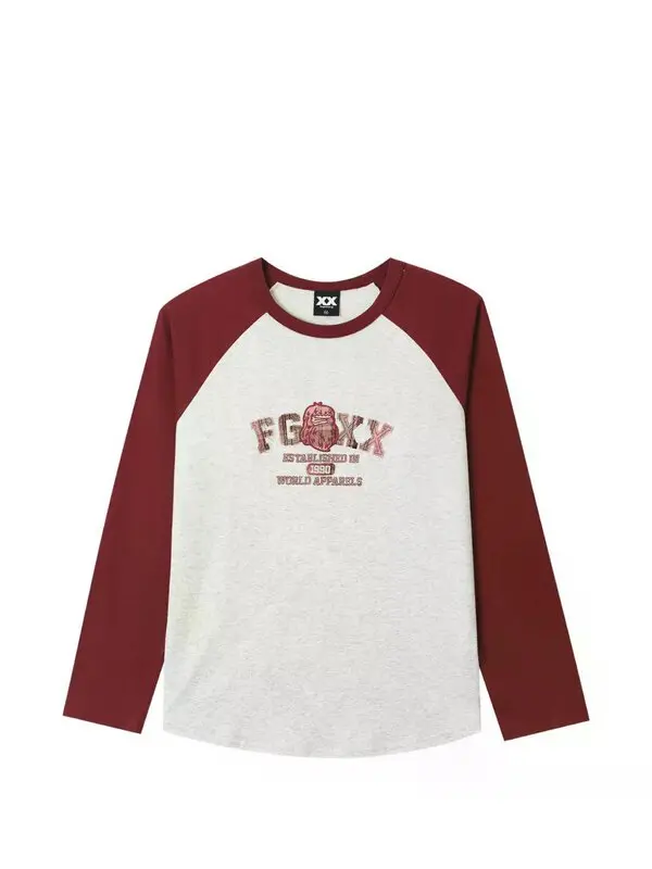 FINGERCROXX Logo-print Raglan-sleeve T-shirt