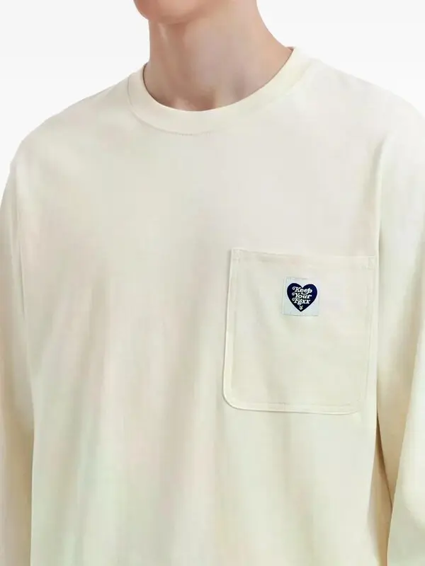 FINGERCROXX Logo-patch Pocket T-shirt