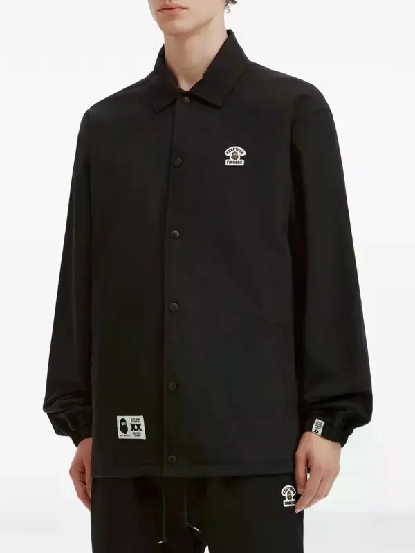 FINGERCROXX Long-sleeve Logo-patch Jacket
