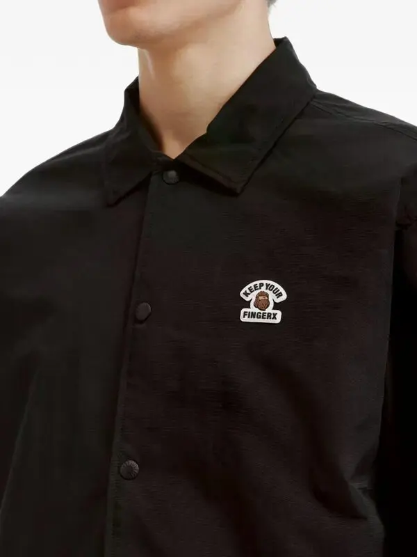FINGERCROXX Long-sleeve Logo-patch Jacket