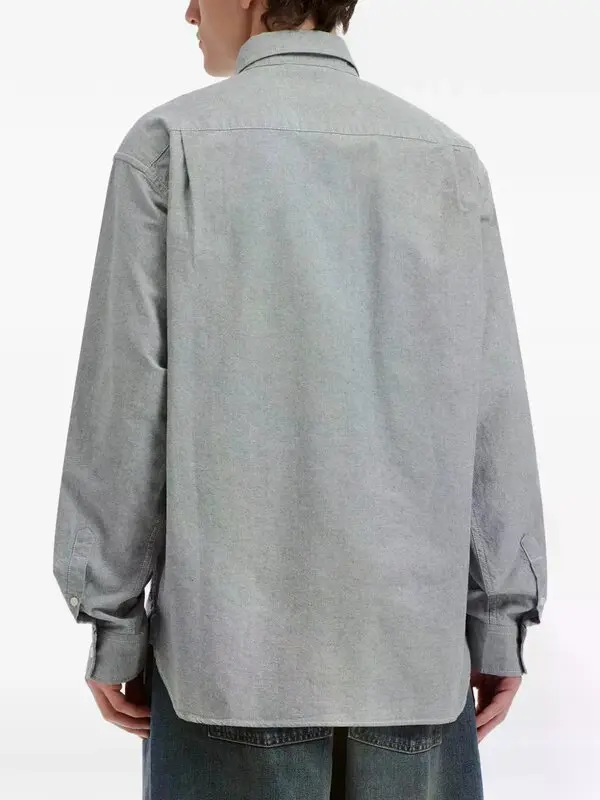 FINGERCROXX Logo-patch Button-down Shirt