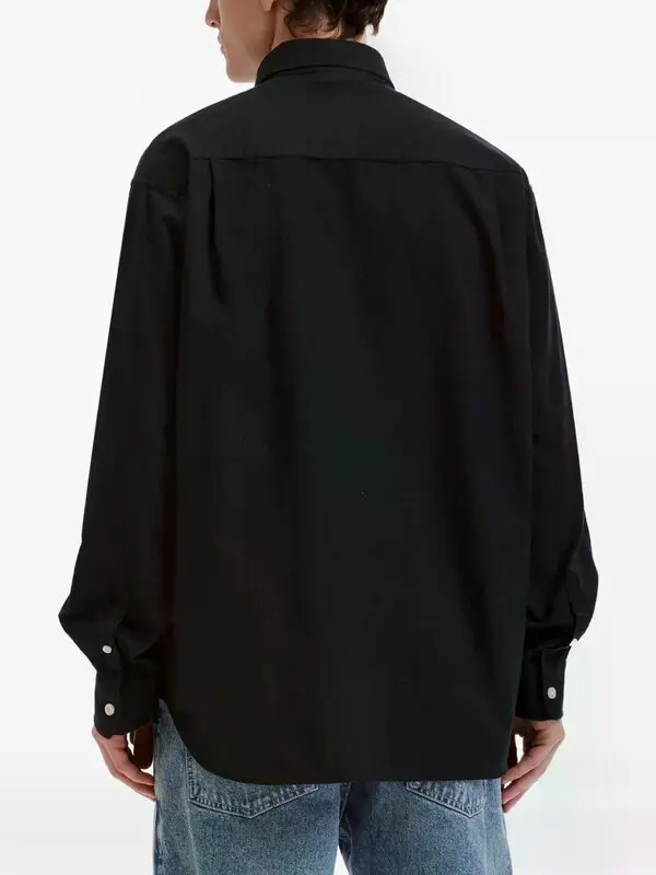 FINGERCROXX Logo-patch Button-down Shirt