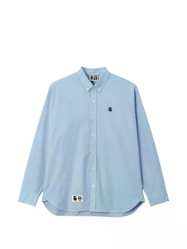 FINGERCROXX Logo-patch Button-down Shirt