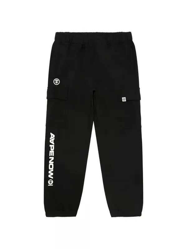 AAPE BY *A BATHING APE Logo-print Cargo Track Pants