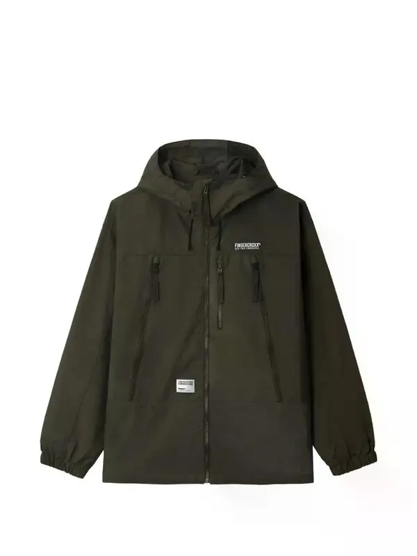 FINGERCROXX Logo-print Hooded Jacket