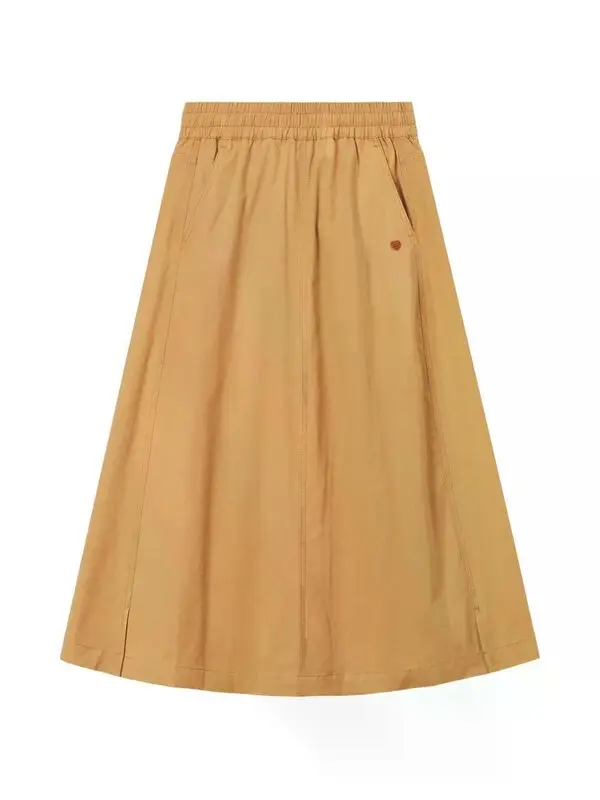 CHOCOOLATE Elasticated-waist Midi Skirt - Neutrals