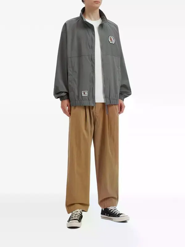 FINGERCROXX Logo-patch Zip-fastening Jacket