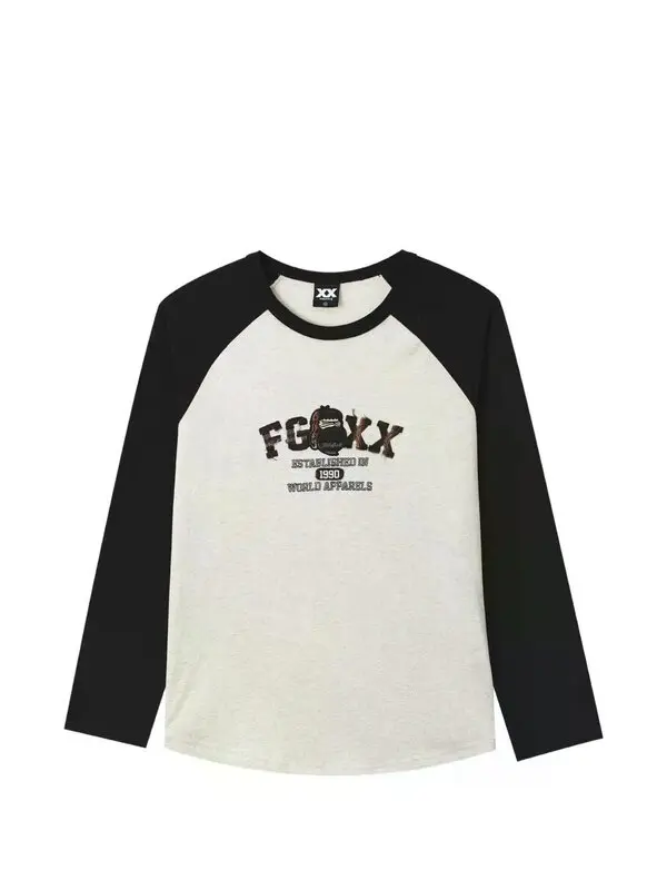 FINGERCROXX Logo-print Raglan-sleeve T-shirt