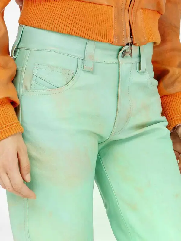 DIESEL® Pants In Treated Leather