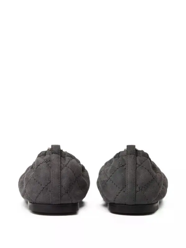 Stella McCartney Quilted Ankle-chain Ballerina Flats