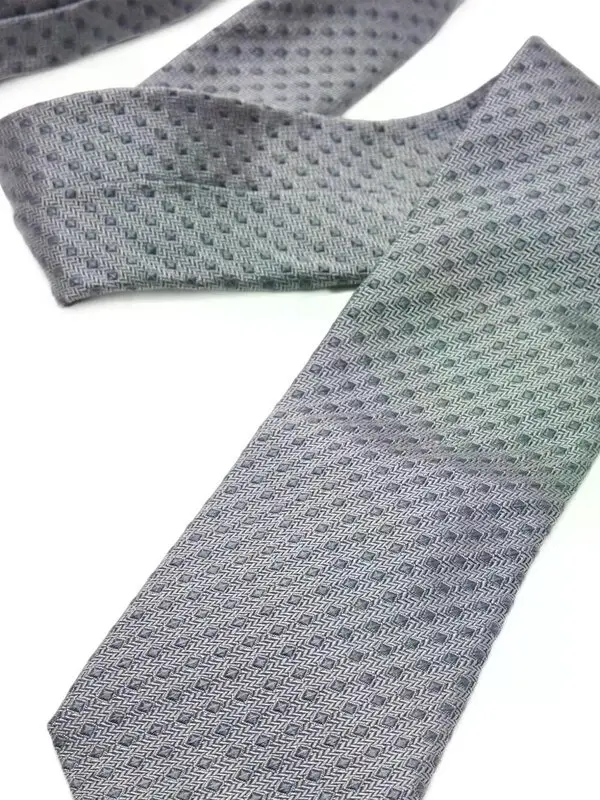Brunello Cucinelli Geometric-pattern Silk Tie