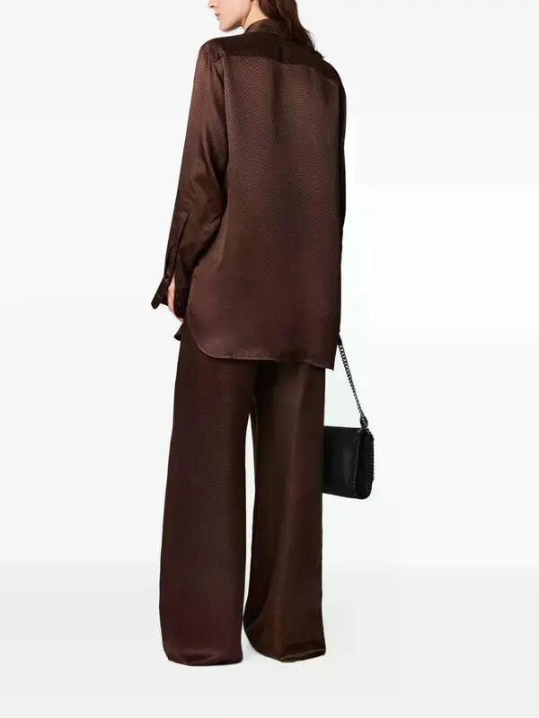 Stella McCartney Star Silk Jacquard Shirt