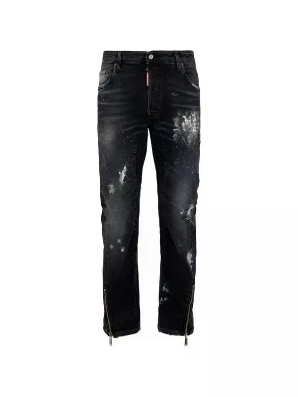 Dsquared2 Moldy Peaches New Biker Jeans - Black