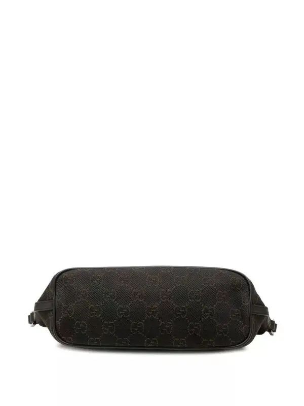 Gucci 2000-2015 Gg Denim Boat Shoulder Bag