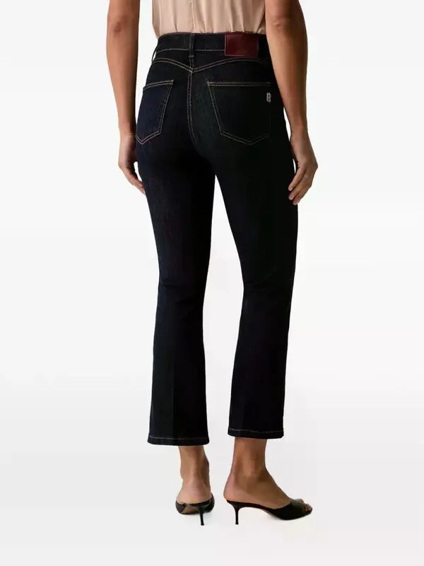 FRACOMINA Cropped Flared Jeans