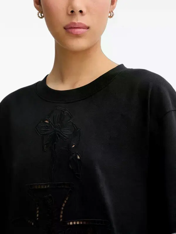 Munthe Nellamy Embroidered Cut-out T-shirt