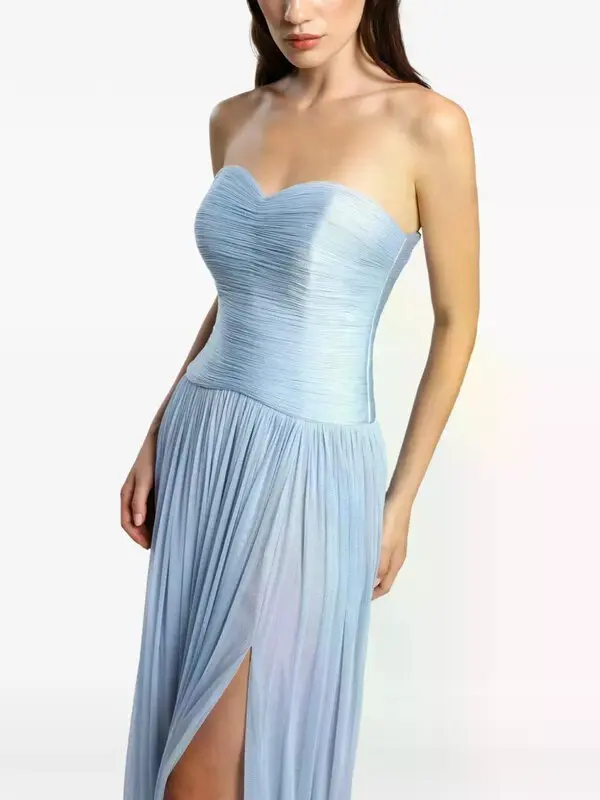 CRISTALLINI Nova Pleated Maxi Dress