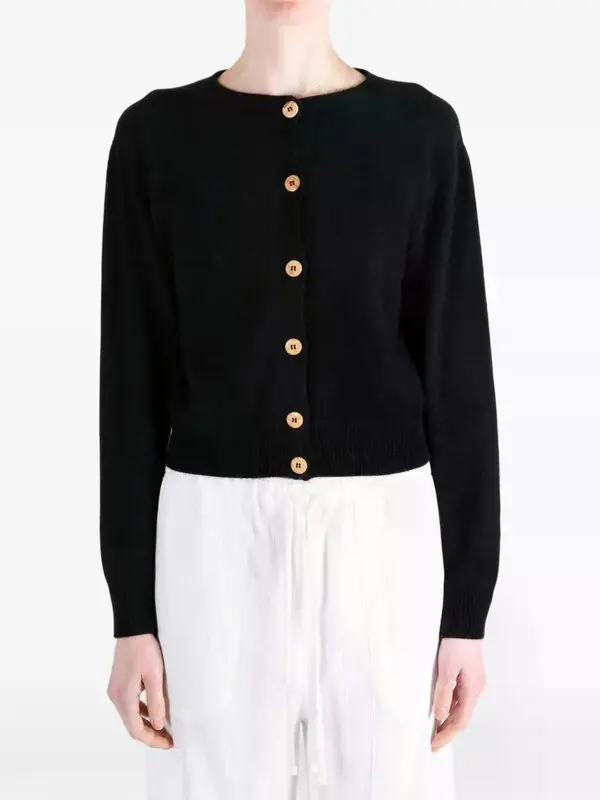 BASERANGE Button-up Knitted Cardigan