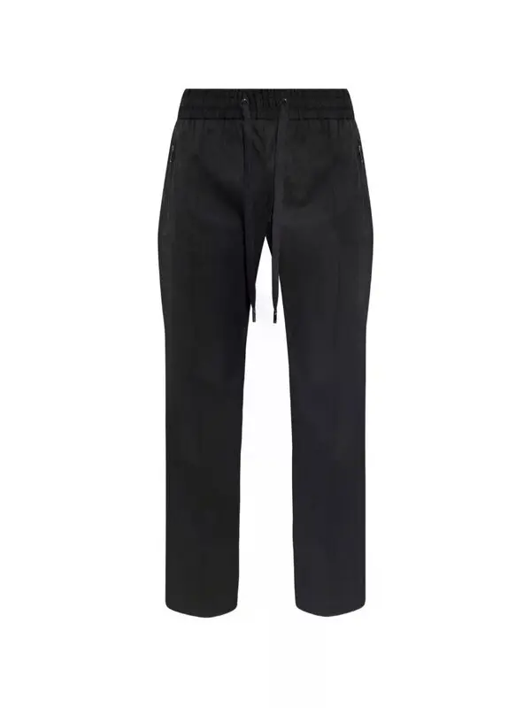 Dolce & Gabbana Drawstring-waist Trousers - Black