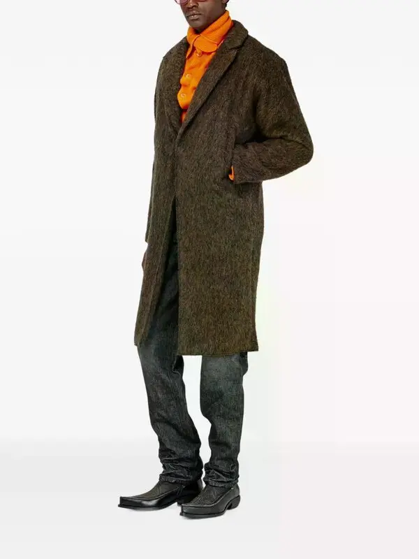 DIESEL® Brushed Wool Blend Overcoat