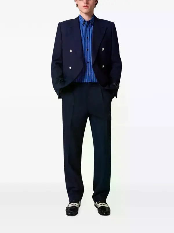 MSGM Double-breasted Peak-lapel Jacket