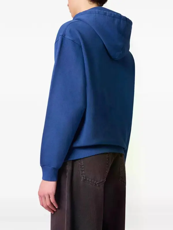 MSGM Logo-embroidered Drawstring Hoodie