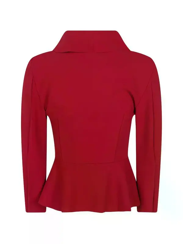 Chiara Boni La Petite Robe Wrap Peplum Top