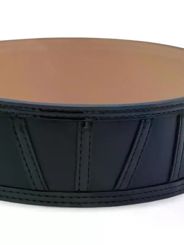 Elisabetta Franchi Belt With Enamelled Buckle