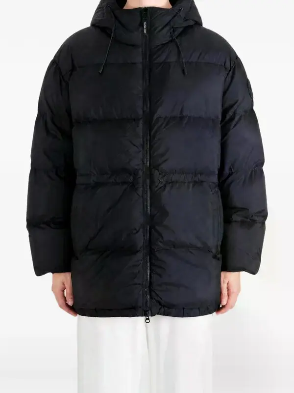 Canada Goose Quilted Drawstring Coat - Black