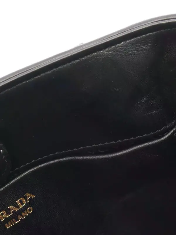 Prada Ruched Leather Handbag
