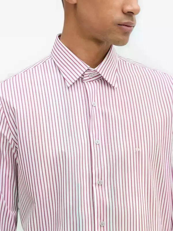 Michael Kors Vertical-stripe Long-sleeve Shirt