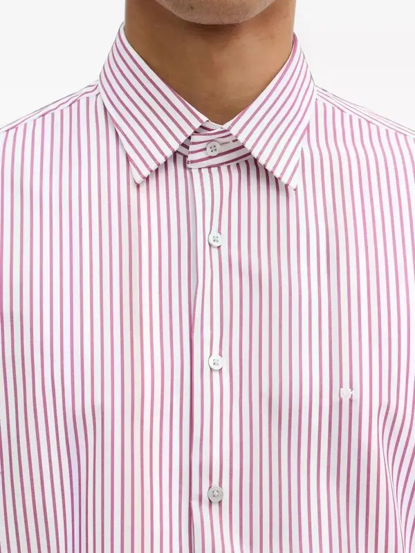 Michael Kors Vertical-stripe Long-sleeve Shirt